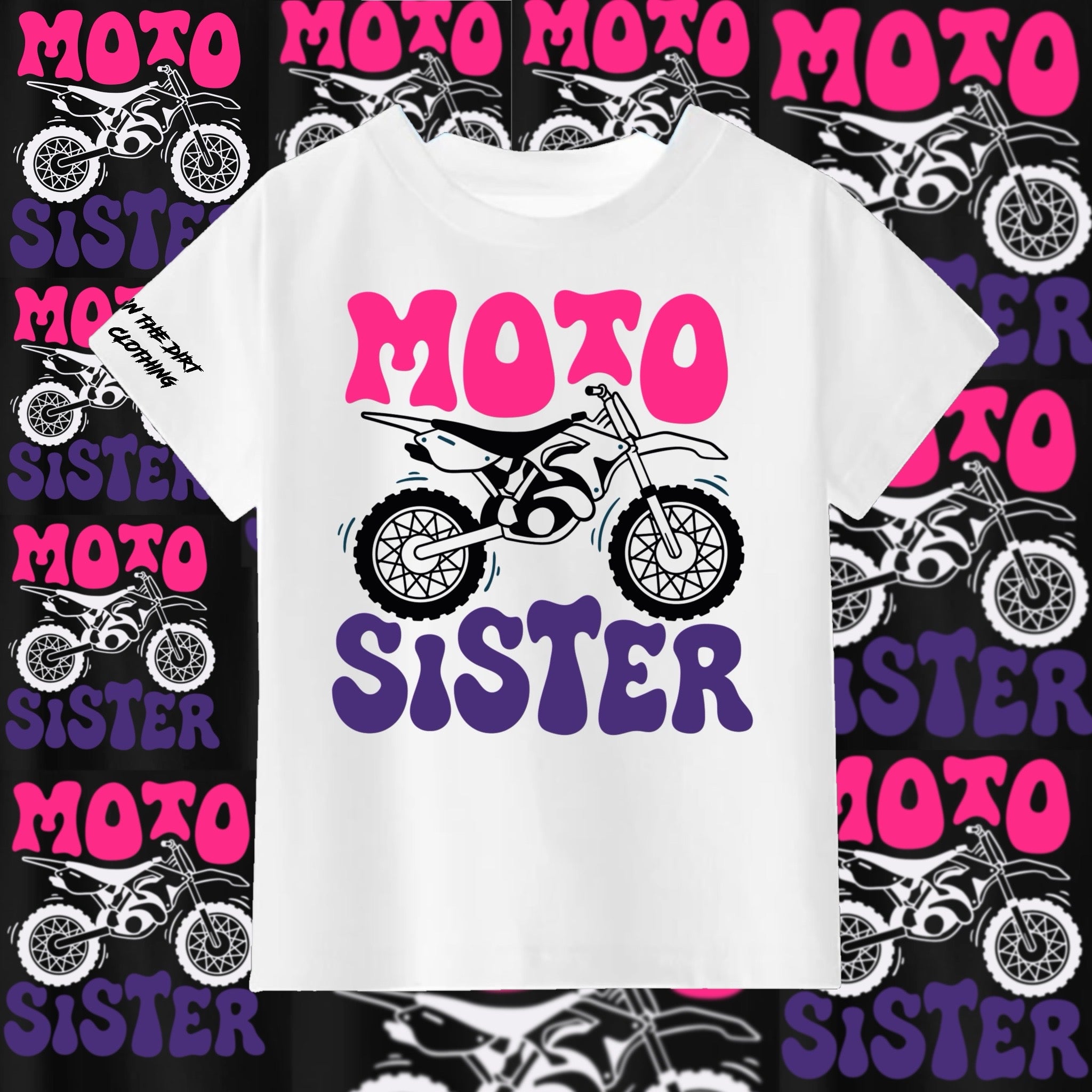 Moto sister print – In the dirt clothing co