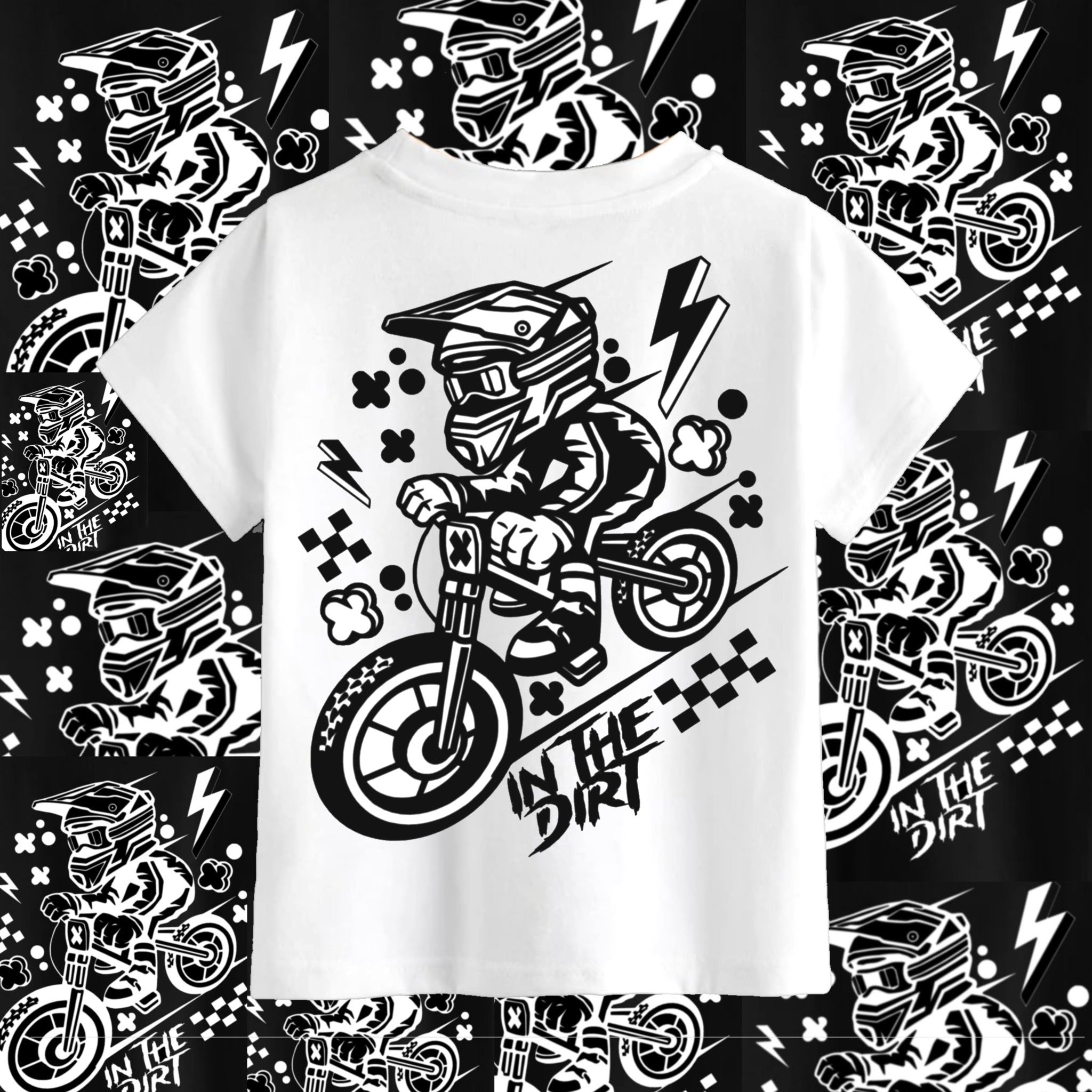Bike mad Bandit print – In the dirt clothing co
